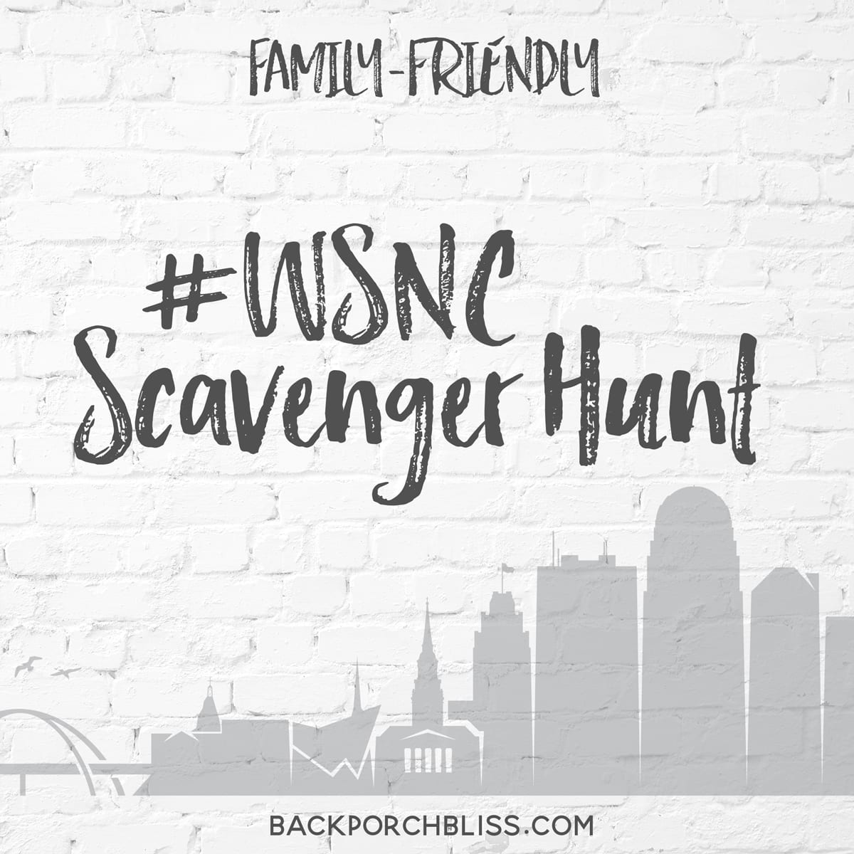 #WSNC Family-Friendly Scavenger Hunt - Back Porch Bliss